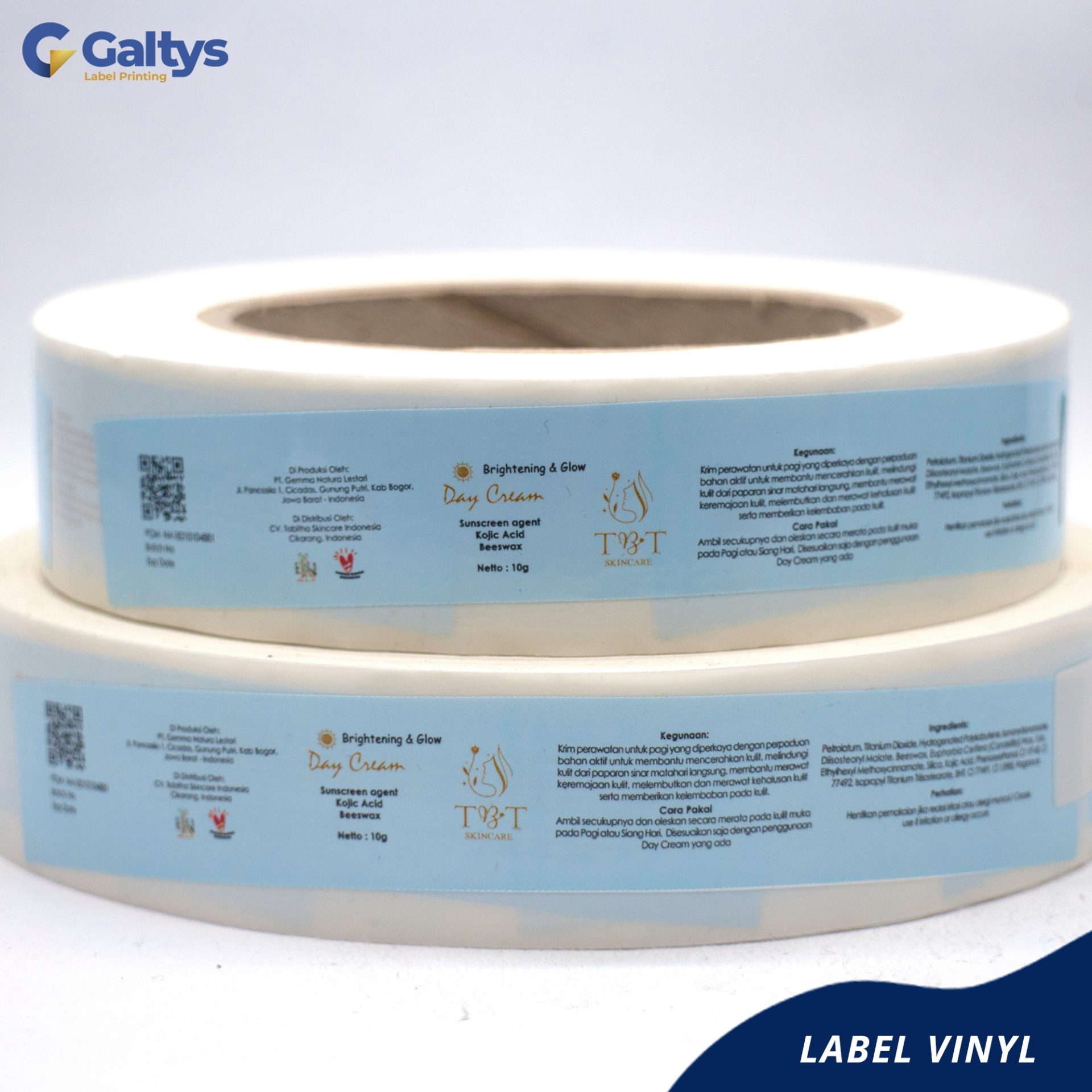 Label Kosmetik - Tabitha Day Cream - Rollsticker.id