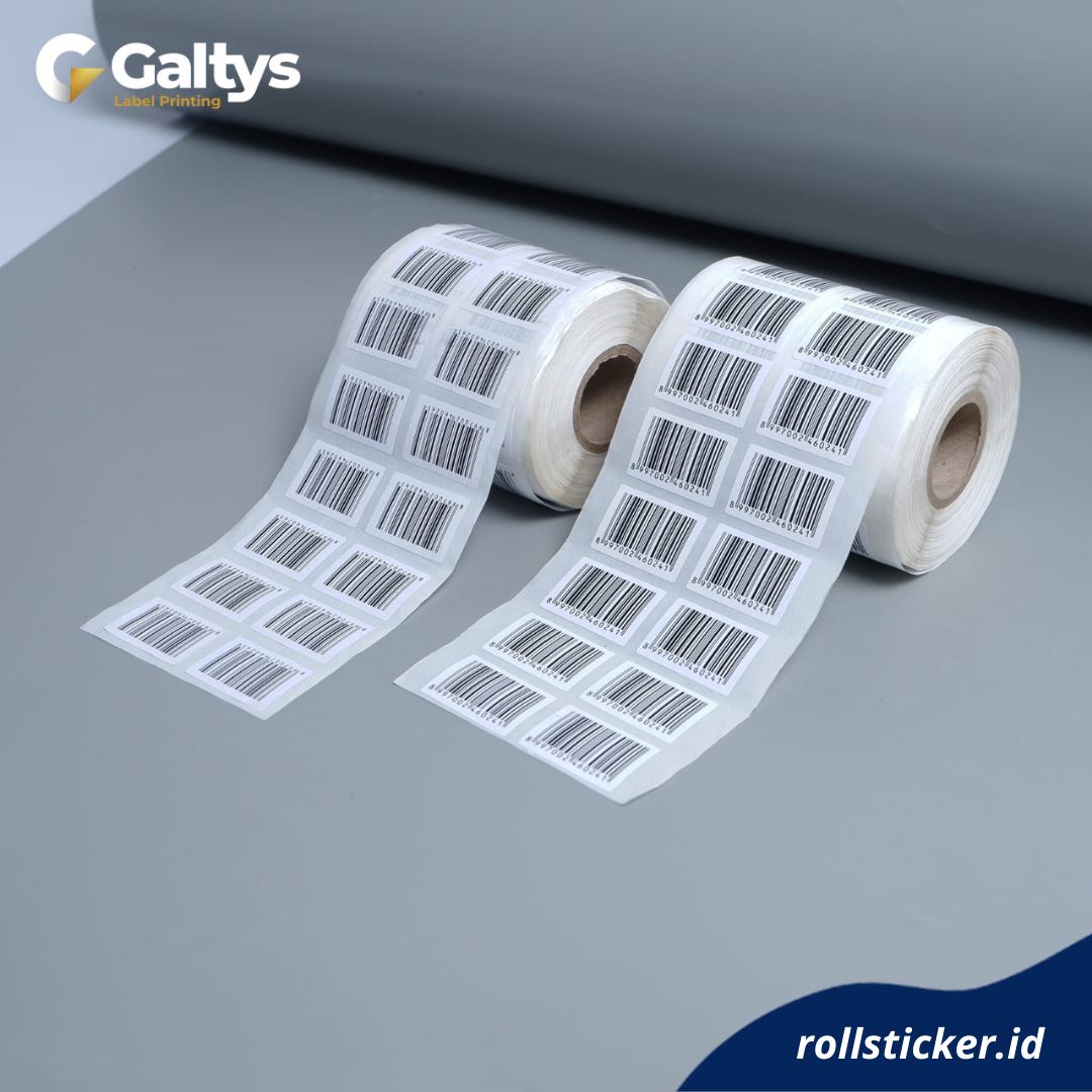 Pabrik Sticker Barcode dan QR Code Terbaik - Rollsticker.id