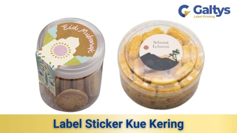 Contoh Label Sticker Kue Kering Kekinian (Terbaru 2024) - Rollsticker.id