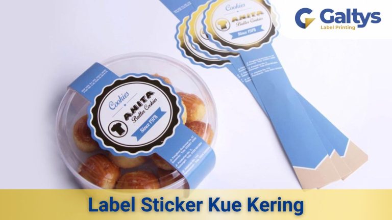 Contoh Label Sticker Kue Kering Kekinian (Terbaru 2024) - Rollsticker.id